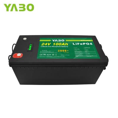 Cina Pacchetto della batteria 24V 100Ah di 24 volt Lifepo4 per la bici E dei veicoli elettrici dei carrelli di golf in vendita