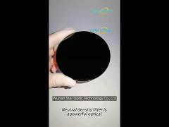 25.4mm optical glass filters 50 scratch dig absorptive neutral density filter