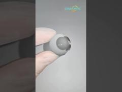 UV FS 球面ガラス レンズ MgF2 コーティング固定マウント付き両凸レンズ