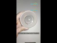 caf2 spherical glass lens 12.7mm uv fused silica lens negative focal length