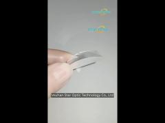 Lente cilíndrica convexa UV FS 632,8 nm Lente cilíndrica 40 Scratch Dig
