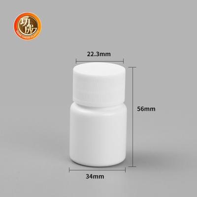Cina Bottiglie di pillola della medicina della capsula di Matte Plastic Pill Bottle 15ml 20ml 30ml dell'HDPE in vendita