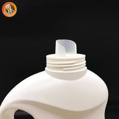 China Custom 2l Liquid Laundry Detergent Bottle Empty PE Plastic Detergent Container for sale