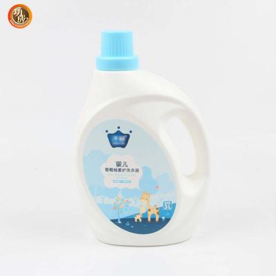 China Empty 3L HDPE Plastic Liquid Laundry Detergent Bottle 1 Gallon for sale