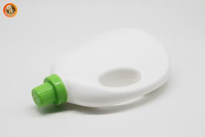 China Empty 1L HDPE Liquid Detergent Bottle Containers Custom Size Logo for sale