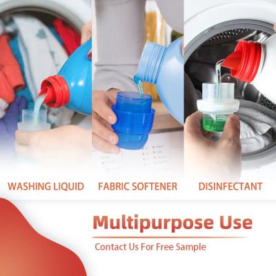 China 2L 3L Liquid Soap Laundry Detergent Bottle Plastic Fabric Softener Bottles for sale