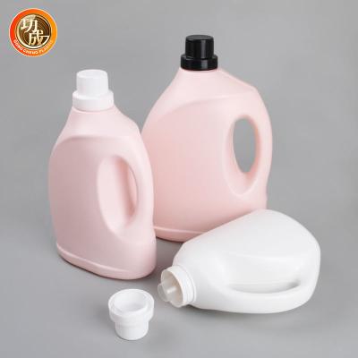 China Empty HDPE Laundry Detergent Bottle 2000ml 3000ml 5000ml for sale