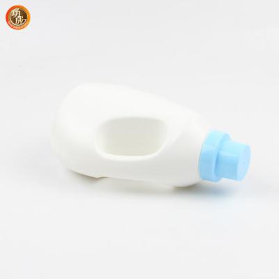 China 1.5 Liter Empty Laundry Detergent Jugs 1500ml Plastic HDPE Bottle For Liquid Detergent for sale