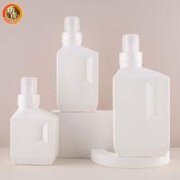 China Empty PE Plastic Liquid Laundry Detergent Bottle 1L 2L Refillable for sale