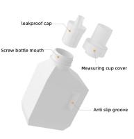 China Empty PE Plastic Liquid Laundry Detergent Bottle 1L 2L Refillable for sale