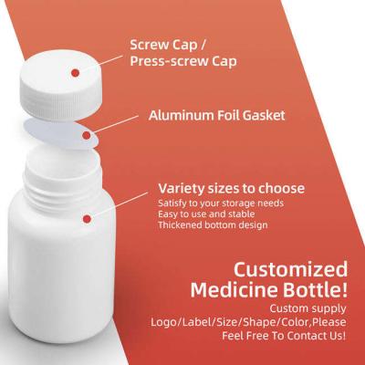 Cina bottiglia farmaceutica della medicina dell'HDPE 120ml in vendita
