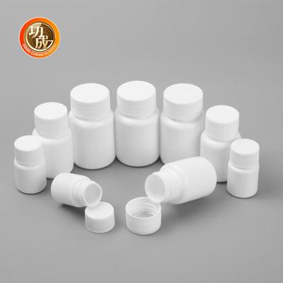 China Empty PE Plastic Pill Bottle HDPE Vitamin Capsule Packaging Bottle for sale