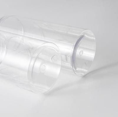 Cina Chiari contenitori di plastica di Candy dell'ANIMALE DOMESTICO su ordinazione con il coperchio di alluminio riciclabile in vendita