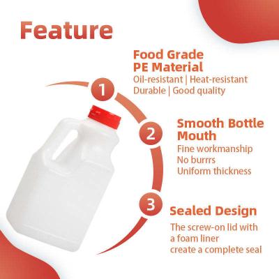 Cina Bottiglia di plastica su ordinazione della salsa di soia del pe 1000ml 1100ml 1600ml 1900ml 2000ml in vendita