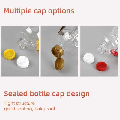 China Custom Clear Plastic Condiment Bottles 1680ml Peanut Oil Bottle for sale