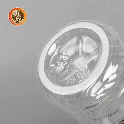 China 1680ml PET Plastic Seasoning Bottle Empty Soy Sauce Vinegar Plastic Container for sale