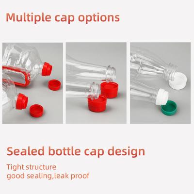 中国 380ml 500ml 760mlのプラスチック香辛料は空の正方形の食用油のびんをびん詰めにする 販売のため