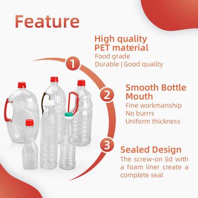 中国 380ml 500ml 760mlのプラスチック香辛料は空の正方形の食用油のびんをびん詰めにする 販売のため