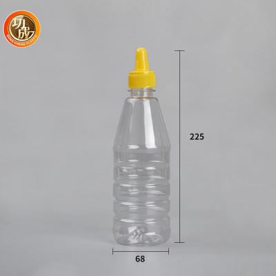 Cina La perdita rinforza la bottiglia di plastica di compressione della salsa ketchup dell'ANIMALE DOMESTICO della bottiglia della salsa di compressione in vendita