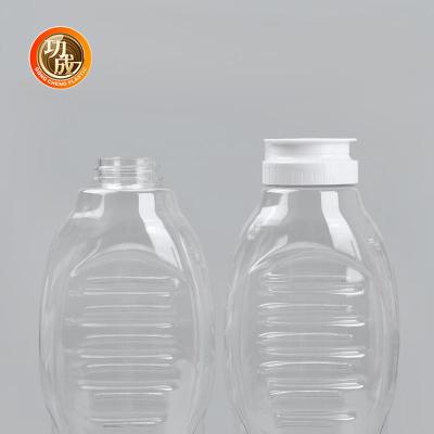 Cina Bottiglie di plastica della salsa di compressione dell'ANIMALE DOMESTICO con il coperchio Flip Top Food Grade in vendita