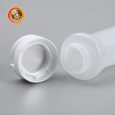 Cina Bottiglia 230ml 250ml 500ml 1000ml di Flip Cap Plastic Squeeze Sauce per salsa ketchup in vendita