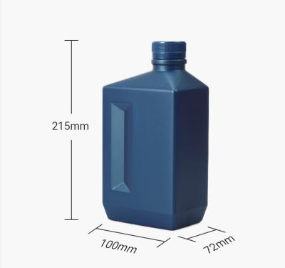 China Custom Empty Engine Oil Bottle 1000ml HDPE Plastic Motor Oil Bottles for sale