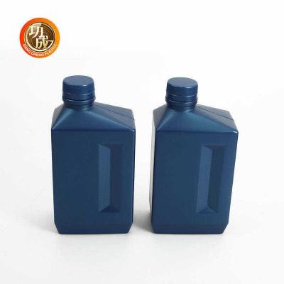 Cina Contenitori vuoti dell'olio dell'olio per motori dell'HDPE di superficie liscio della scatola metallica 500Ml in vendita