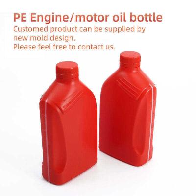 China Empty 1L Lubricant Car Oil Container Engine Oil Packaging Bottle for sale