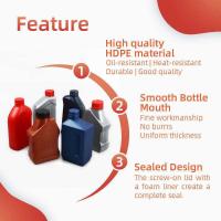 China Empty 1L Lubricant Car Oil Container Engine Oil Packaging Bottle for sale
