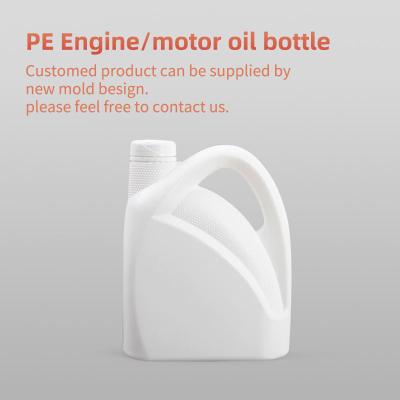Cina bottiglie di olio del motore dell'HDPE di 1500ml 2000ml con la scatola metallica dell'olio per motori dei coperchi in vendita