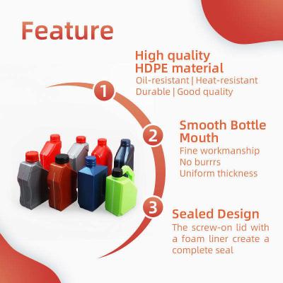 Cina Contenitore vuoto dell'olio di motore dell'HDPE della bottiglia dell'olio per motori dello SGS 1000ml in vendita
