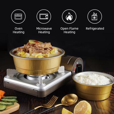 Cina Compartimento del contenitore 3 del di alluminio del commestibile da andare contenitori in vendita