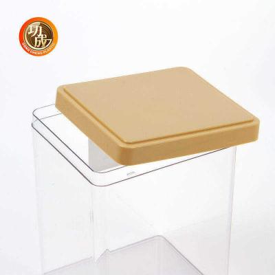Cina L'ANIMALE DOMESTICO di plastica personalizza i contenitori di alimento matti dei contenitori di imballaggio con i coperchi 1380ml in vendita