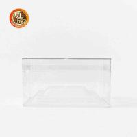 China 600ml 810ml Customize Packing Boxes Transparent Rectangular PET Food Box for sale