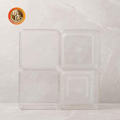 Cina 600ml 810ml personalizzano il contenitore rettangolare trasparente di alimento PER ANIMALI DOMESTICI dei contenitori di imballaggio in vendita