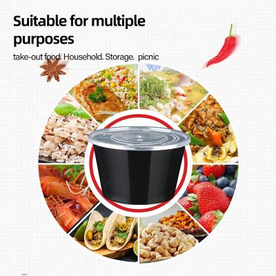 China Food Grade Customize Packing Boxes Disposable Portable Food Takeaway Containers for sale