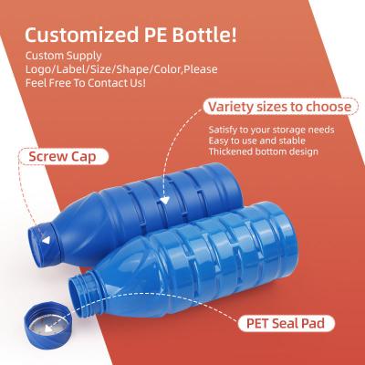Cina Antiparassitari del PE che imballano la bottiglia chimica di plastica delle bottiglie 100ml 200ml 500ml 1000ml in vendita