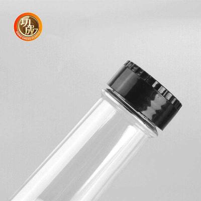 China Empty Clear Plastic Spice Bottles 100Ml 250Ml PET Salt Shaker Seasoning Jars Bulk for sale