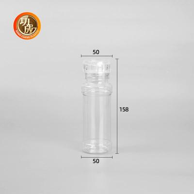 Cina Condimento di plastica trasparente su ordinazione Shaker Jars 250ml 500ml delle bottiglie della spezia in vendita