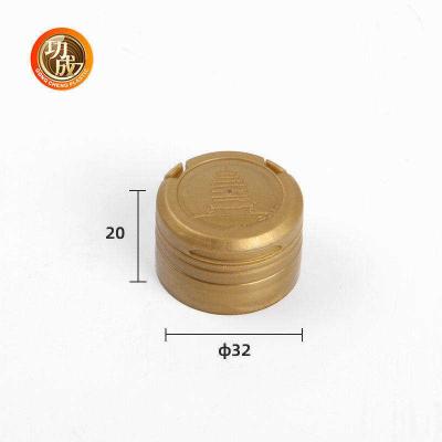 Cina Commestibile di plastica su ordinazione della capsula della salsa di soia dell'oro in vendita