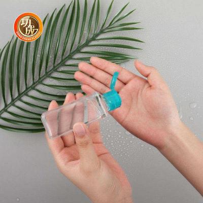 Cina Catena chiave della tasca 30ML del prodotto disinfettante della bottiglia della mano della bottiglia di plastica su ordinazione del prodotto disinfettante in vendita