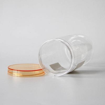 Cina 100 calibro 1500 ml Baratto a bocca larga, grande, rotondo, vetro di plastica trasparente per alimenti in vendita