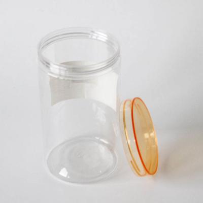 Cina 100 calibro 1500 ml Baratto a bocca larga, grande, rotondo, vetro di plastica trasparente per alimenti in vendita