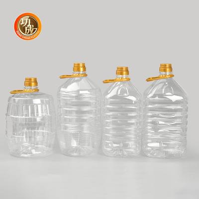 Cina Bottiglie di plastica per condimenti di qualità alimentare a vite sul coperchio Opzioni di peso personalizzate Ideali per l'imballaggio degli aromi in vendita