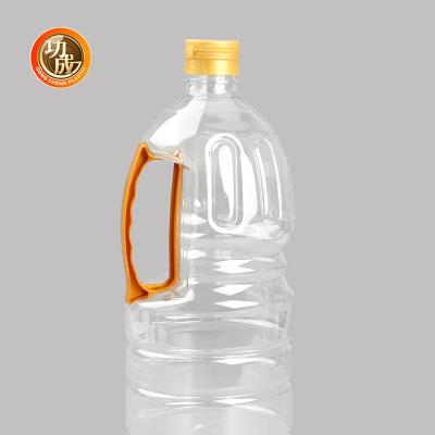 Cina Bottiglie di salsa di plastica trasparente di grado alimentare imballaggio cilindrico 1000ml-1800ml Capacità in vendita