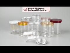 19oz 100 Caliber 500ml Plastic Wide Mouth Jars For Spices Food