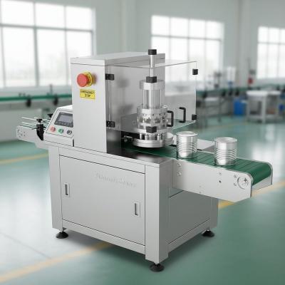 China Electric Automatic Seamer Machine with Emergency Stop Safety Features Ensuring Seam Sealing and Safe Packaging Procedures for sale