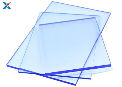 China Van het het Dakwerkblad van het perspexpolycarbonaat Transparante Blauwe het Effectweerstand Te koop