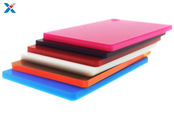 Translucent Purple Plexiglass Colour Plastic Sheet 1.2g/cm3 Density