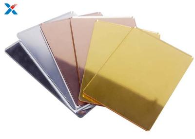 China 3mm de Gouden Acrylraad van het Blad Plastic Perspex voor Decoratie Te koop